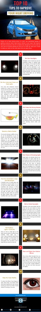 Tips to Improve Your Night Driving – Infographic | Techno FAQ