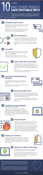 10 Ways to Tighten Security on a Public WiFi [Infographic] | Techno FAQ