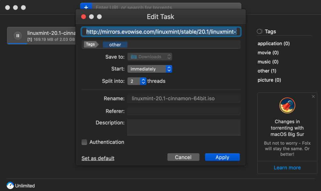 Folx - A full-fat, feature rich, download manager for macOS | Techno FAQ