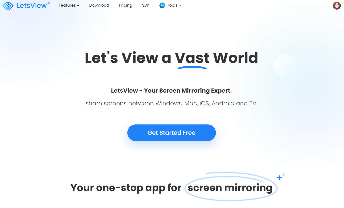 LetsView — The Powerful Screen Mirroring App